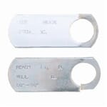 Campbell 7503506 Split Field ID Tag, For Use With Sling Chains, 1-1/16 ...